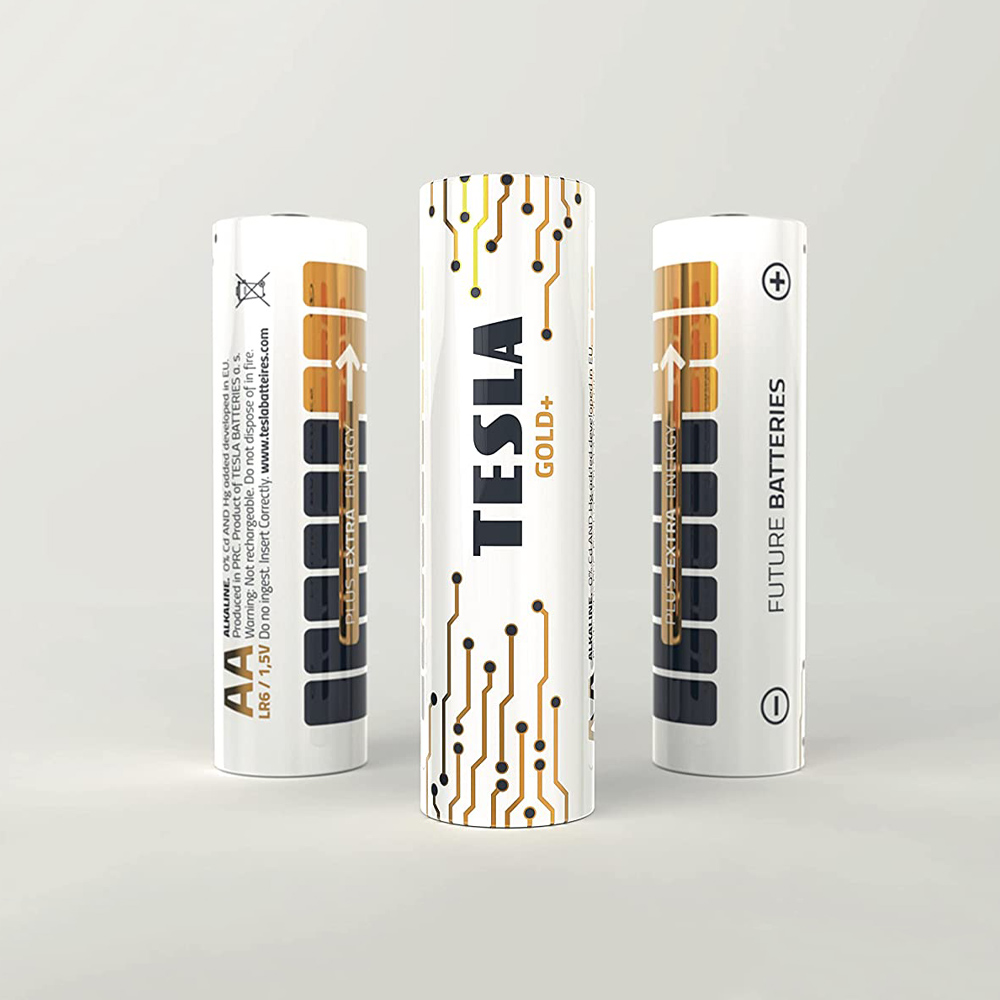 Batterie Alcaline Stilo AA TESLA Gold 4 PZ | Fercolor