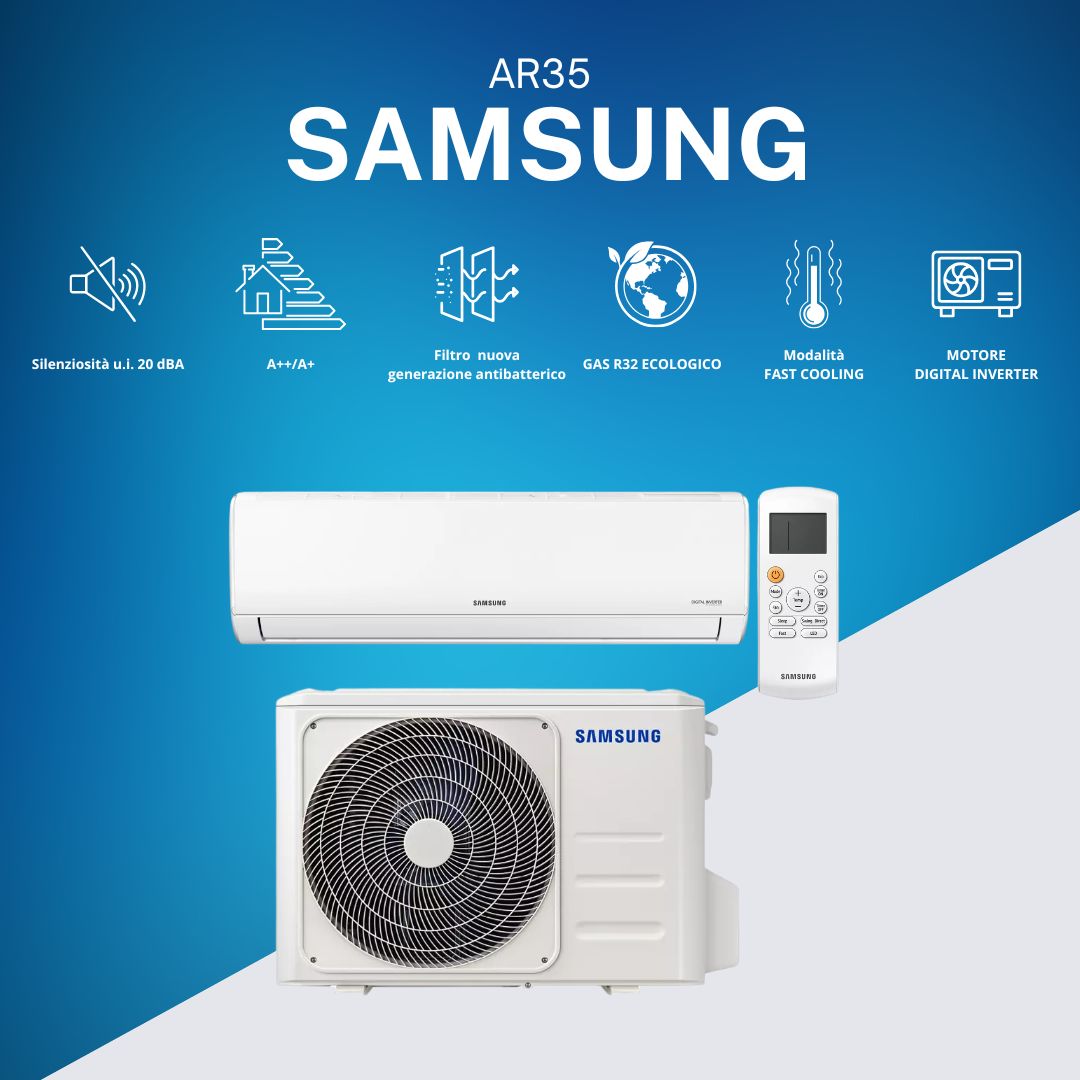 Climatizzatore Samsung AR35 Con Pompa di Calore 24000BTU | Fercolor